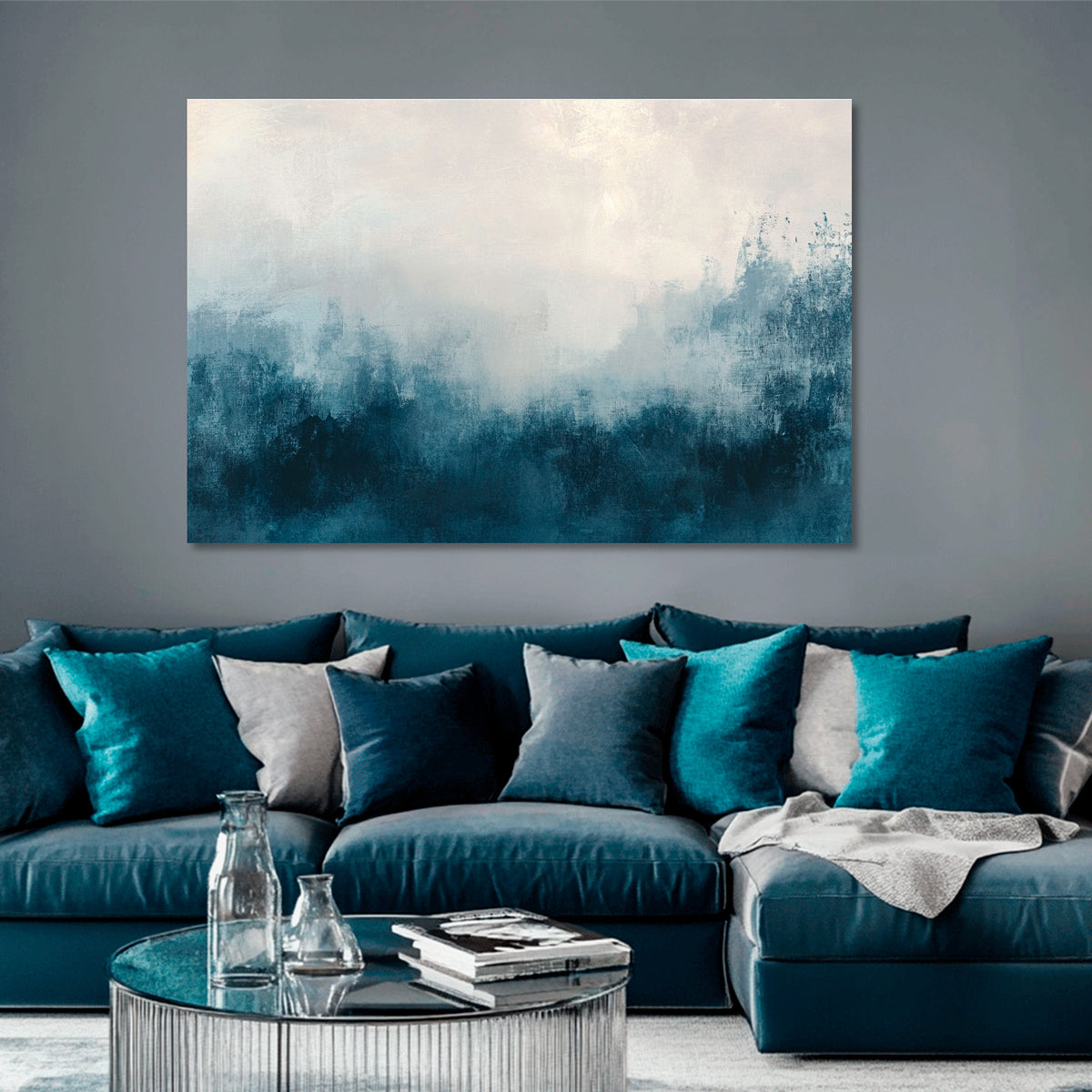 SERENIDAD AZUL CUADRO DECORATIVO – Prolienzo