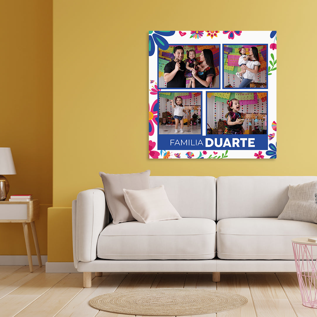 CUADRO COLLAGE FAMILIAS 8 (CUADRADO) – Prolienzo