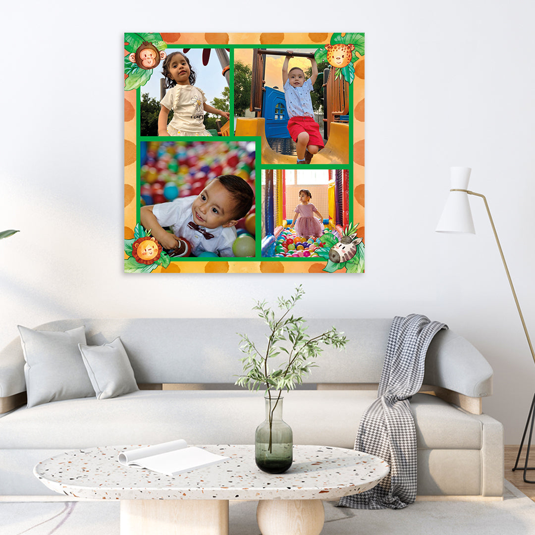 CUADRO COLLAGE NIÑOS 2 (CUADRADO) – Prolienzo