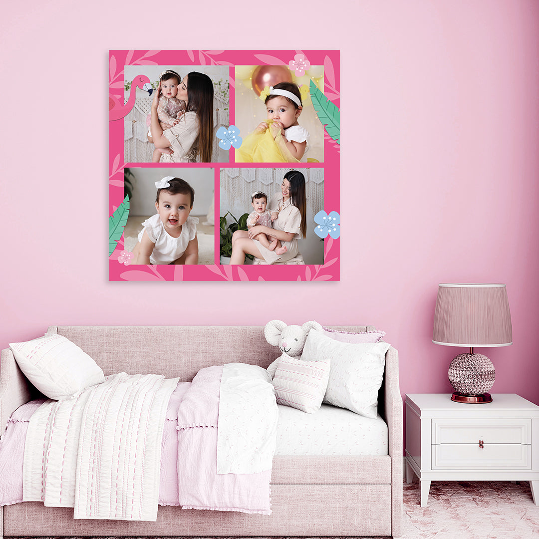 CUADRO COLLAGE NIÑOS 4 (CUADRADO) – Prolienzo